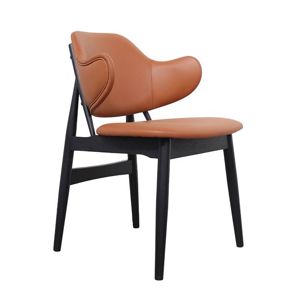 Shop Spisebordsstol | Sive | Cognac læder / sort ask